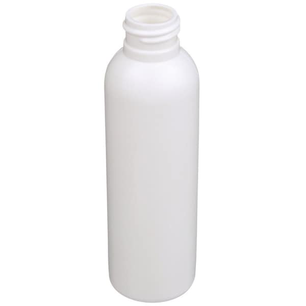Tricorbraun 4 oz White HDPE Plastic Bullet Round Bottle- 24-410 Neck ...