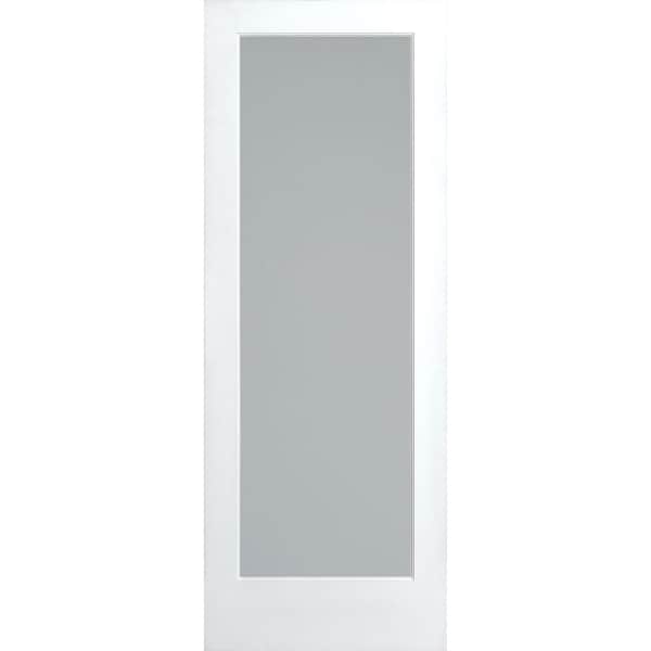 Codel Doors 30" x 80" Primed 1-Lite Interior French Slab Door with ...