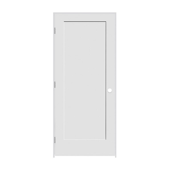 Codel Doors 36" x 84" x 1-3/8" Primed 1-Panel Interior Shaker 4-9/16 ...
