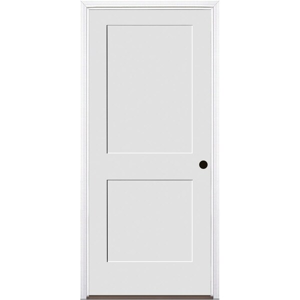 Codel Doors 30"x80"x1-3/4" Primed 2-Panel Interior Shaker 20min Fire ...