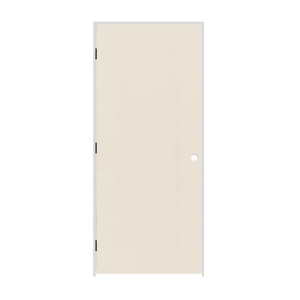 Codel Doors 24" x 80" x 1-3/8" Primed Hardboard Solid Core Flush 4-9/16 ...