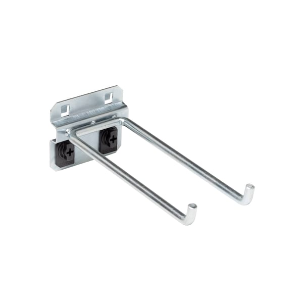 Triton Products 5-3/4 In. Double Rod 80 Degree Bend Steel Pegboard Hook ...