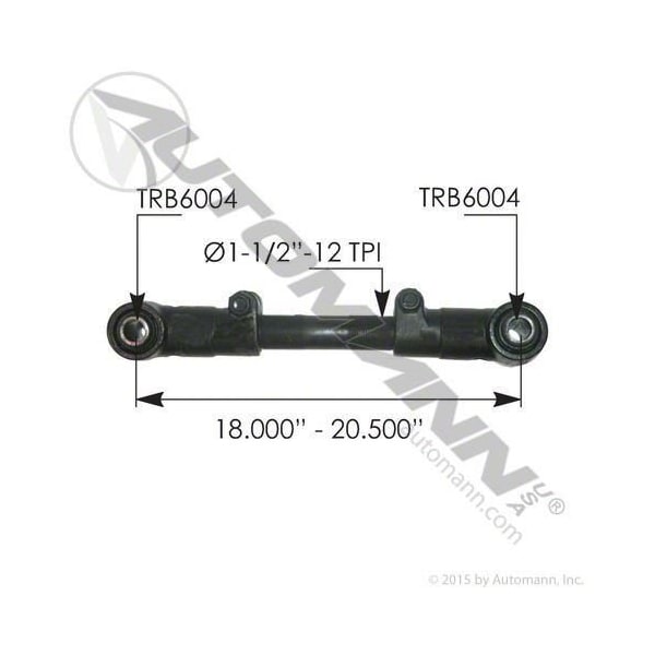 Automann Torque Rod, Suspension, W/ Bushing TR009 | Zoro