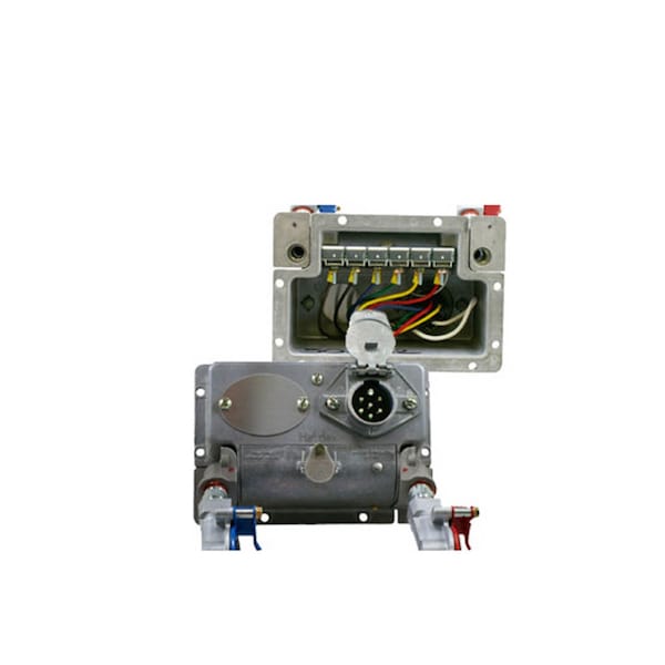 Haldex Nose Box Assy, 7-Way, Interline Style BE26103 | Zoro