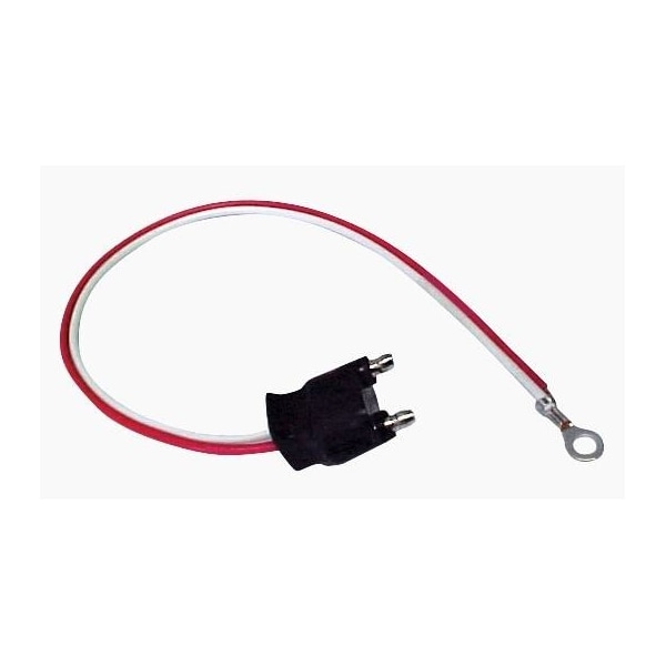 Optronics Straight 2-Wire Pigtail With Two-Pin Pl-3 Male Plug, 10in ...