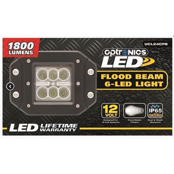 Optronics Led 3 Cube Flood Light, Recess Flange Mount, 12V, Color Box ...