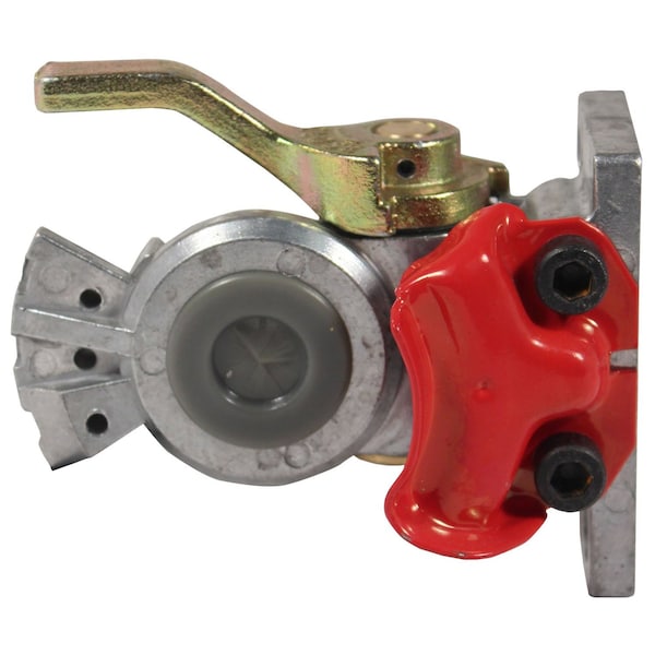 Phillips Gladhand, Emergency, Air Brake, Shut-Off, Surface Mount, Red ...