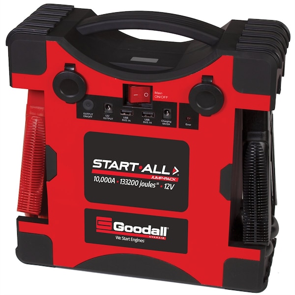 Goodall Mfg Jump Pack 12V 10000 Amp Rev.02 GDLJP-12-10000T | Zoro