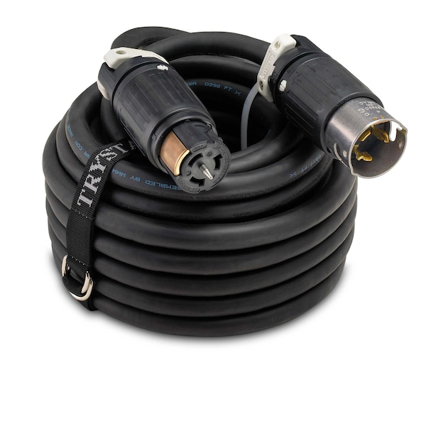 Trystar SOOW Power Cable Size 6/4 Black 50 FT CS6364 Female / CS6365 ...