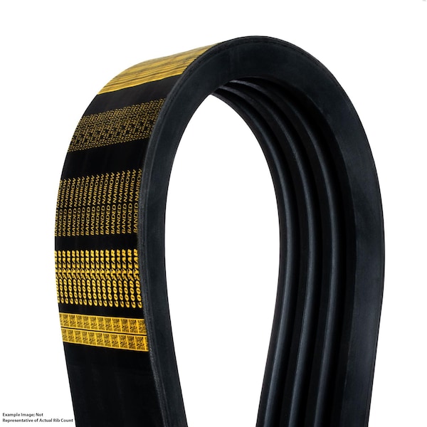 Goodyear Narrow Wrapped with Aramid Banded V-Belt, 8V Profile, 8 Ribs ...