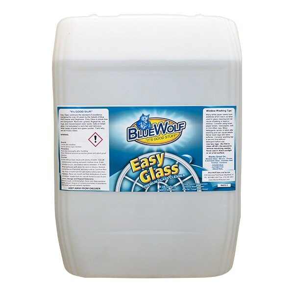 Blue Wolf Easy Glass Window Cleaner 5G Tote BWEG5 | Zoro