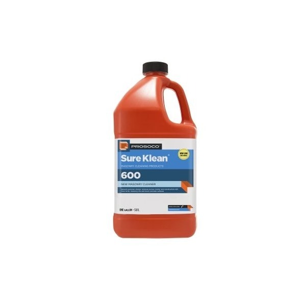 Prosoco 600 New Masonry Cleaner 1 Gallon 10020-01GALCS | Zoro