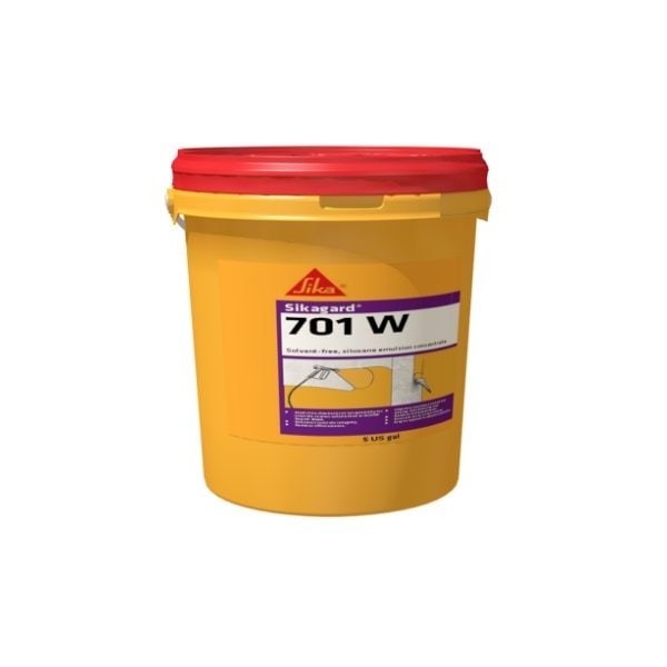 Sika Sikagard-701 W Solvent-Free Siloxane Emulsion Concentrate 5 Gallon ...