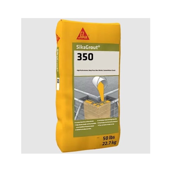 Sika SikaGrout 350 High Performance, Deep Pour, Non-Shrink ...