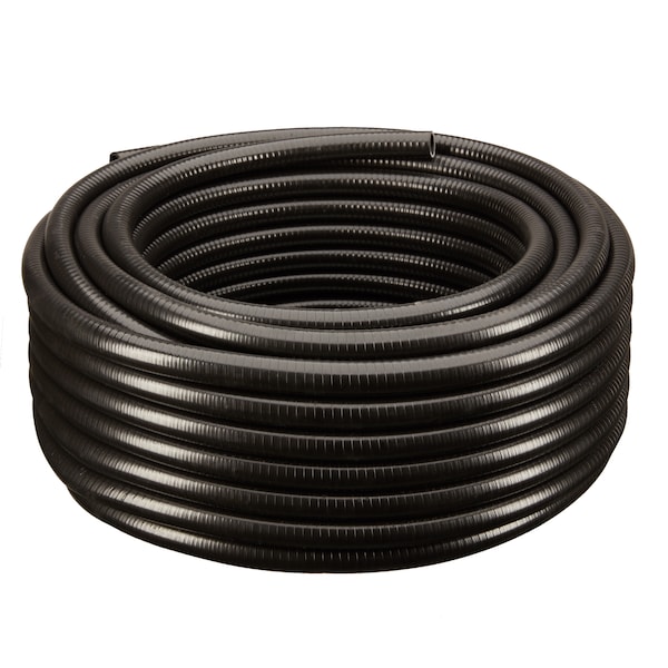 Hydromaxx 2"x100Ft Black Flexible PVC Pipe BF200100 | Zoro