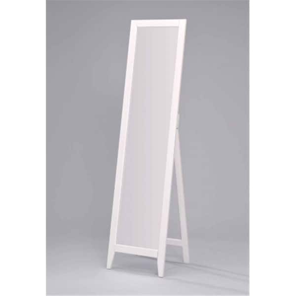 Inroom Furniture Designs Mirror Stand White Finish MS-9054W | Zoro