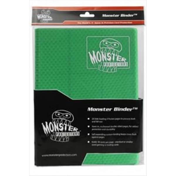 Monster Binders 9PHGR Binder 9 Pocket Monster Holofoil - Green MON9PHGR ...