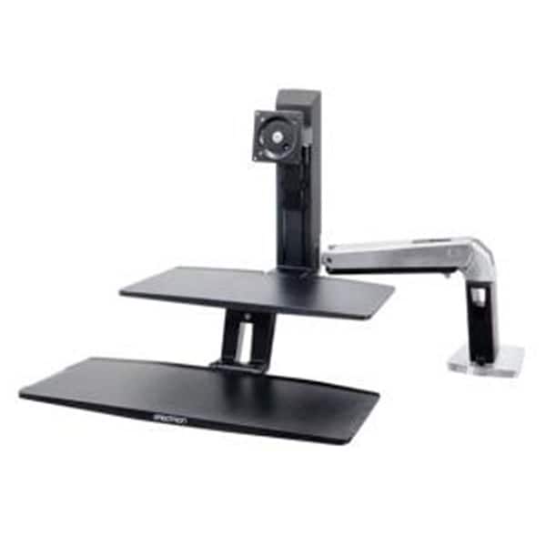 Ergotron Ergotron WorkFit-A Sit-Stand Workstation With Suspended ...