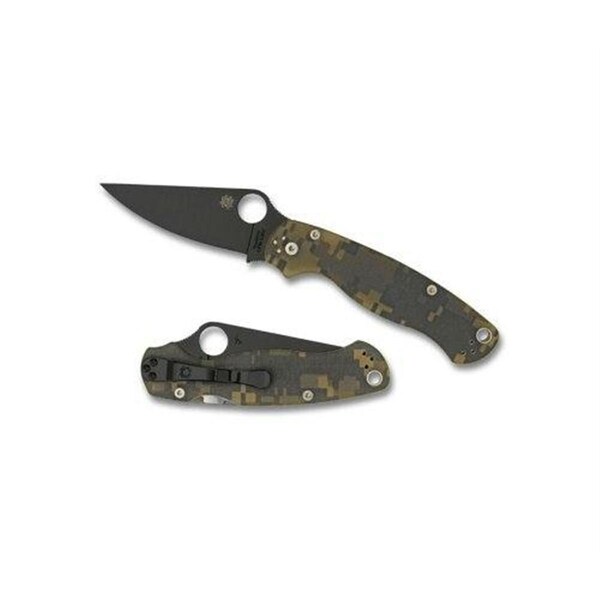 Spyderco Paramilitary 2 Camo G-10 Black Blade C81GPCMOBK2 | Zoro
