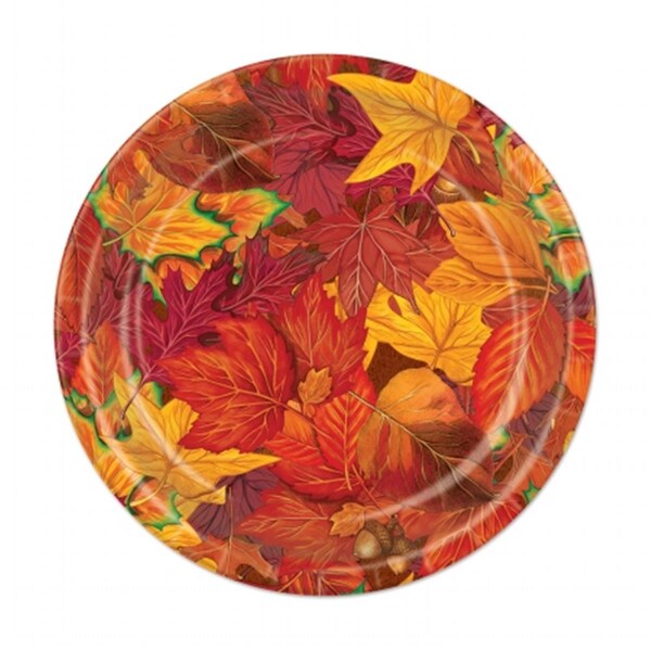 Beistle Co Fall Leaf Plates 90810 | Zoro