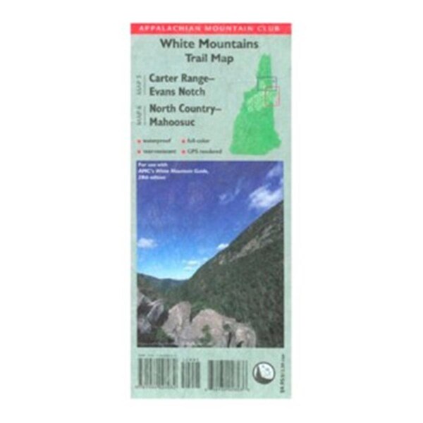 Globe Pequot Press White Mountain Map Carter Range - Appalachian ...