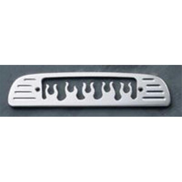 Ami Flame Style Billet 3rd Brake Light Cover - Brushed 74015 | Zoro