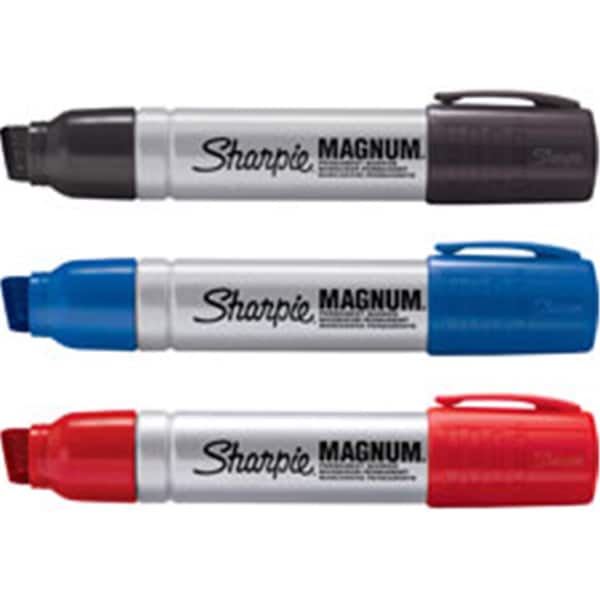 Sanford Sharpie Magnum Permanent Markers, Blue SAN44003 | Zoro