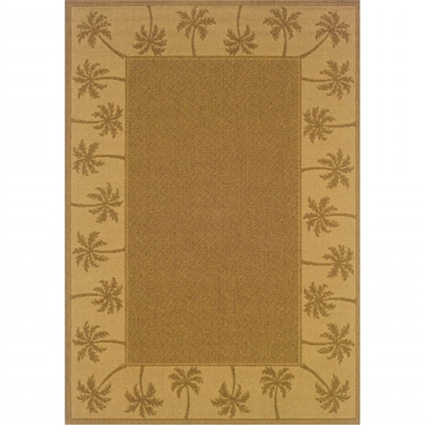 Sphinx By Oriental Weavers Rug, Lanai 606M7 8x11 Rectangle - Tan/ Beige ...