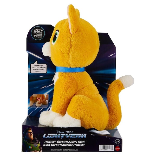 Mattel Lightyear Sox Deluxe Feature Plush Toy - Set of 2 MTTHHC70 | Zoro