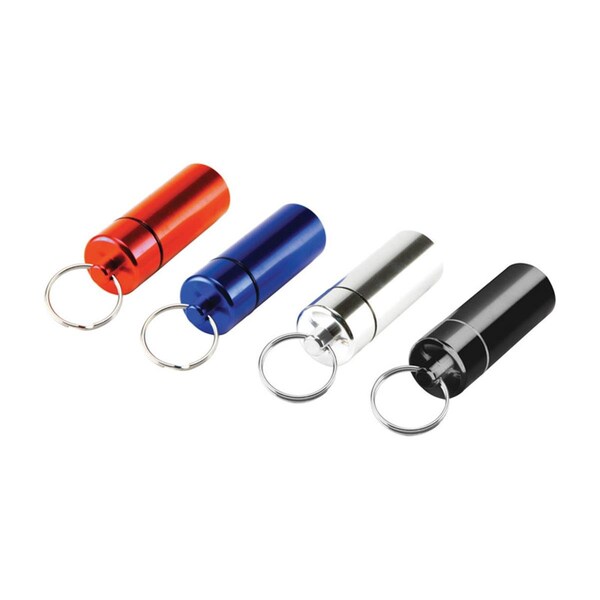 Dendesigns Aluminum Assorted Color Pill Fob Key Chain, 20PK DE2189054 ...