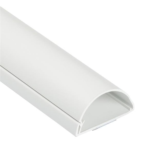 D-Line 3008442 39 in. PVC Cord Cover; White 3008442 | Zoro
