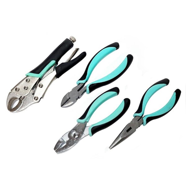 Her Hardware Plier Set - 4 Piece 38228 | Zoro