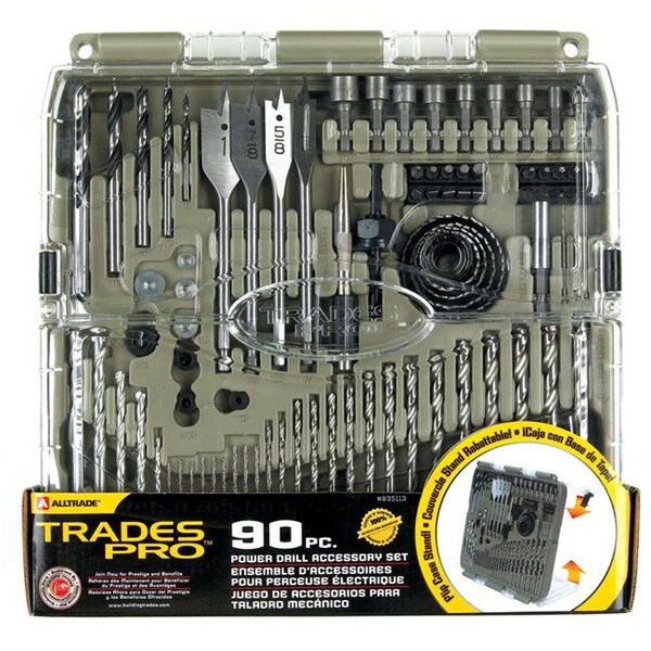 Alltrade Tools Trades Pro® 90 pc Drill Bit Set - 835113 835113 | Zoro