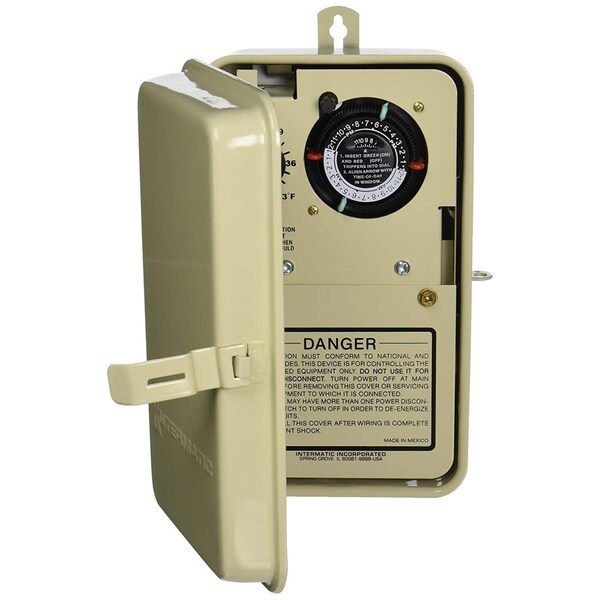 Intermatic 120-240V Freeze Protection Control Timer with Thermostat ...