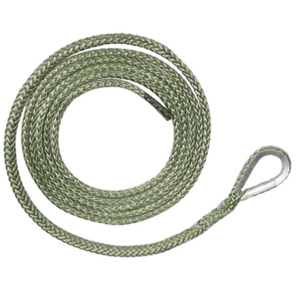 Totalturf U.S. made AMSTEEL BLUE PLOW ROPE 1/4 inch x 10 ft 9 200 lb ...