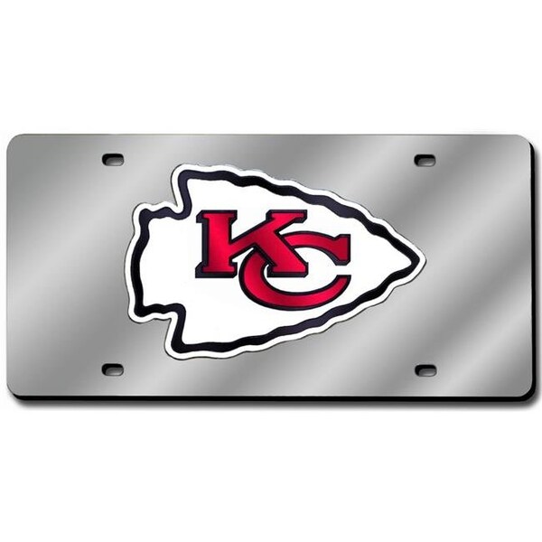 Rico Kansas City Chiefs License Plate Laser Cut Silver 9474613824 | Zoro