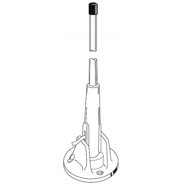Merchant V1023 Valor - 7 ft. Lift & Lay CB Marine Antenna with Coax ...