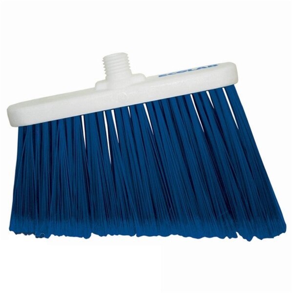 Ecolab Flagged Lobby Broom, Blue 89990330 | Zoro