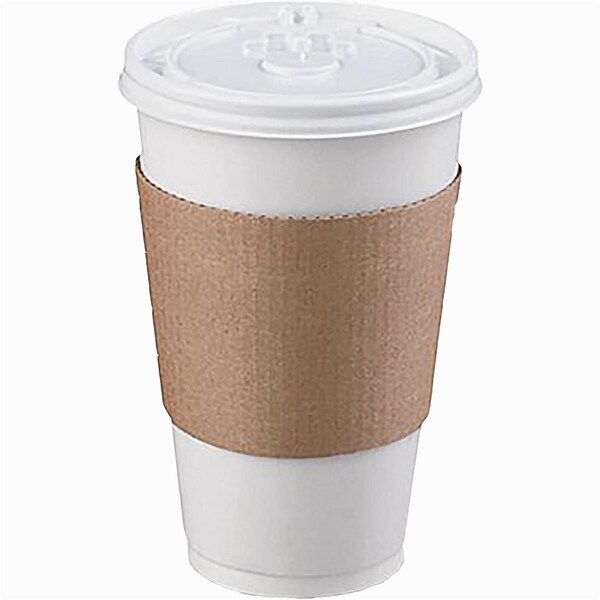 Levin Brothers 6000-65000 PEC 10-20 oz Kraft Coffee Sleeve, 1200PK 6000 ...