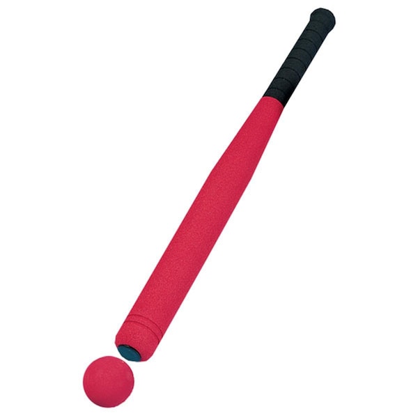 Perfectpitch Baseball Size Foam Covered Bat; Red PE22074 | Zoro