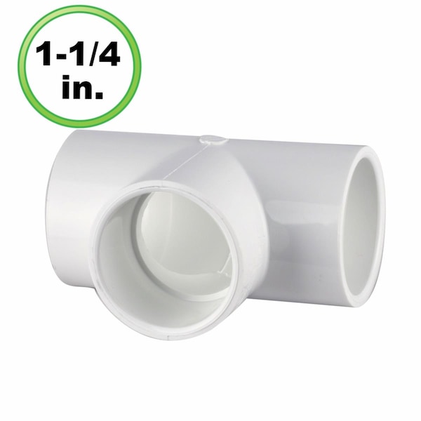 Circo Innovations 1.25 in. Utility Grade PVC Pipe Tee 124-U | Zoro