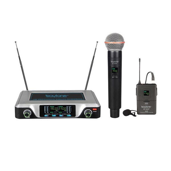 Soundwave Dual Digital Channel Wireless Microphone with Headset Mic Set ...