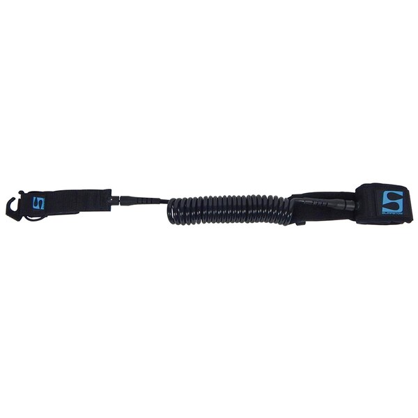 Surfstow Sup Leash Coiled Calf, Black - 10 ft. 50124 | Zoro