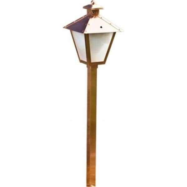 Dabmar Lighting LV82-CP 12V JC Post Lantern Path Light; 20W - Copper ...