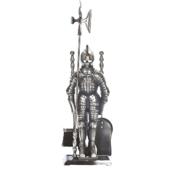 Dagan 7500 Knight Fireplace Tool Set; Pewter - 5 Piece 7500 | Zoro
