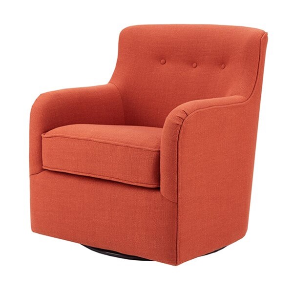 Madison Park Adele Swivel Chair, Spice MP103-0237 | Zoro