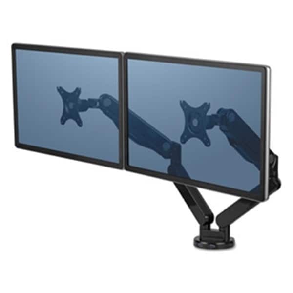 Acoustic FEL Dual Monitor Arm - Black AC1738304 | Zoro