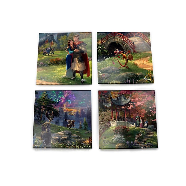 Trend Setters Thomas Kinkade Mulan Blossoms of Love StarFire Prints ...