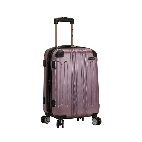 Rockland Sonic ABS Upright Spinner Luggage - Pink F1901-PINK | Zoro