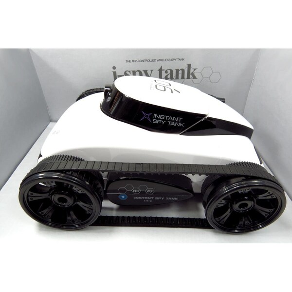 Pinpoint iBot I-Spy Tank with WiFi Camera White PI3287042 | Zoro